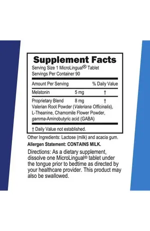 SUPERIOR SOURCE Extra Strength Melatonin Instant Dissolve Sleep Support Tablets