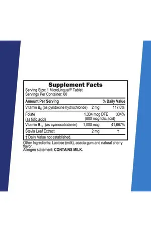 SUPERIOR SOURCE No Shot Vitamin B-12 Cyanocobalamin B-6 Folic Acid Sublingual Dissolving Tablets