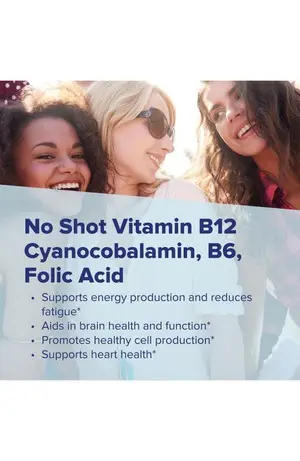 SUPERIOR SOURCE No Shot Vitamin B-12 Cyanocobalamin B-6 Folic Acid Sublingual Dissolving Tablets