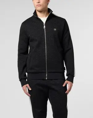 Philipp Plein Tracksuit Jacket Monogram Monogram - Black