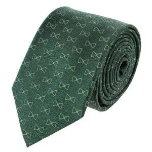 Trafalgar Trafalgar Signature Logo Silk Neck Tie Hunter Green