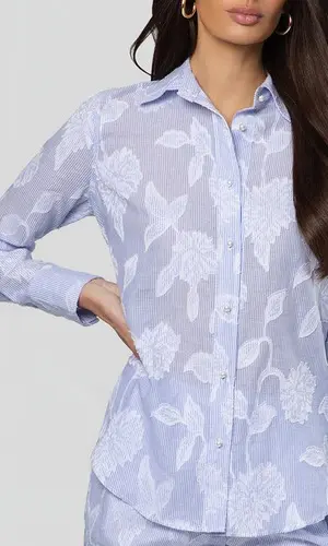 Generation Love Malinda Floral Stripe Shirt
