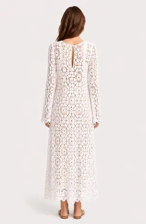 Calypso St. Barth Beatriz Crochet Maxi Dress