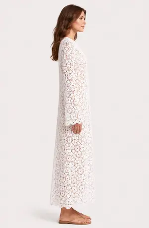 Calypso St. Barth Beatriz Crochet Maxi Dress