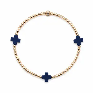 BOWOOD LANE Halo Cross Bracelet