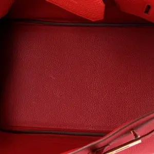 Hermès Birkin Handbag Togo With Gold Hardware 35 - Red