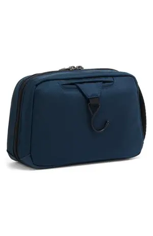 Tumi Travel Kit In Ballistic Nylon With Leather Accents