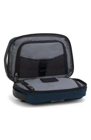 Tumi Travel Kit In Ballistic Nylon With Leather Accents
