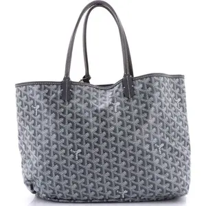 Goyard Saint Louis Tote Coated Canvas Pm - Grey
