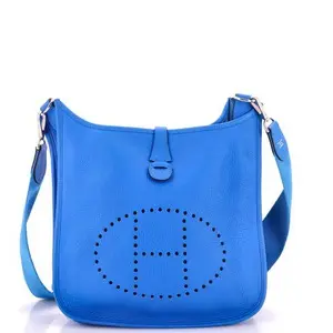 Hermès Evelyne Bag Gen Iii Clemence Pm - Blue