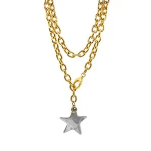 BOWOOD LANE Prescott Two-tone Star Charm Necklace - Gold