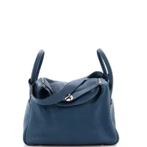 Hermès Lindy Bag Clemence 30 - Blue