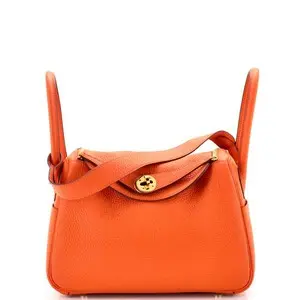 Hermès Lindy Bag Clemence 26 - Orange