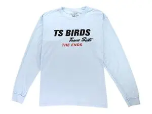 TRAVIS SCOTT Ts Birds The Ends Long Sleeve Tee Shirt - White