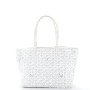 Goyard Artois Tote Coated Canvas Pm - White