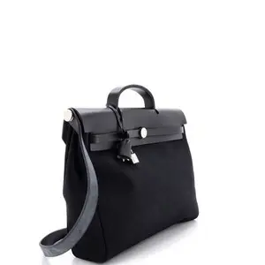 Hermès Herbag Zip Leather And Toile 39