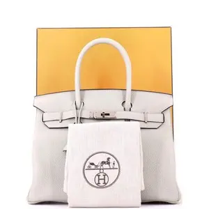 Hermès Birkin Handbag Togo With Palladium Hardware 30 - Grey