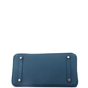 Hermès Birkin Handbag Epsom With Gold Hardware 30 - Blue