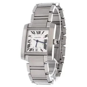 CARTIER Tank Francaise Automatic Watch Stainless Steel 28