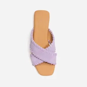 Nisolo Catalina Whipstitch Slide Sandals