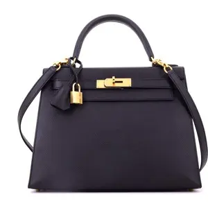 Hermès Kelly Handbag Epsom With Gold Hardware 28 - Black