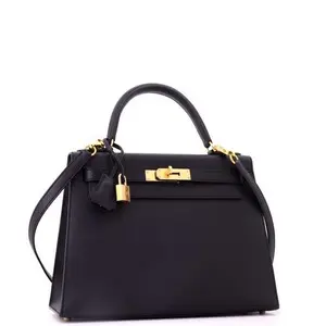 Hermès Kelly Handbag Epsom With Gold Hardware 28 - Black