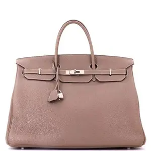 Hermès Birkin Handbag Togo With Palladium Hardware 40 - Grey