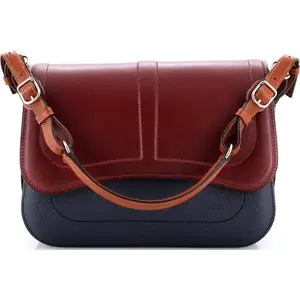 Hermès Harnais Shoulder Bag Epsom And Tadelakt - Blue