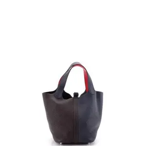 Hermès Picotin Lock Bag Tricolor Clemence Pm