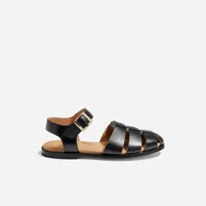 Nisolo Mira Fisherman Sandal - Black