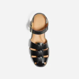 Nisolo Mira Fisherman Sandal - Black