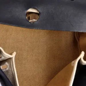 Hermès Herbag Toile And Leather Pm