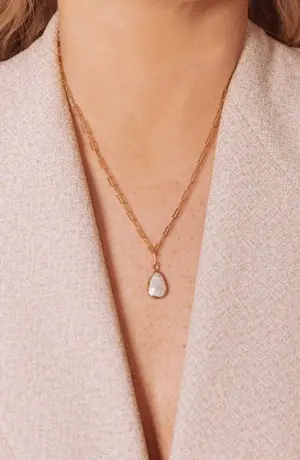 SET & STONES Sedona Baroque Pearl Pendant Necklace