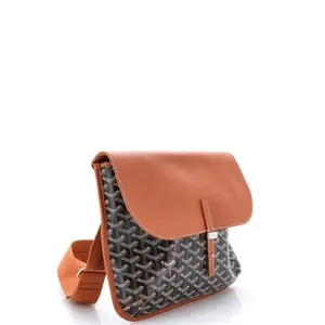 Goyard Coursier Messenger Bag Coated Canvas And Leather