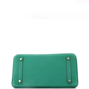 Hermès Birkin Handbag Togo With Gold Hardware 30 - Green