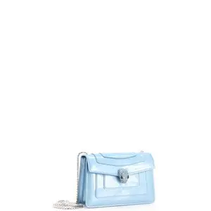 BVLGARI Serpenti Forever Square Shoulder Bag Patent Small