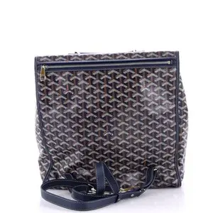 Goyard Saint Leger Briefcase Backpack Coated Canvas