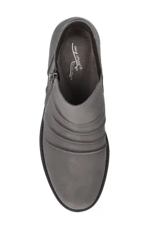 EASY WORKS BY EASY STREET Jacoba Zip-up Bootie - Grey Matte