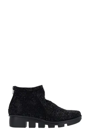L'AMOUR DES PIEDS Hadirat Leather Bootie - Black