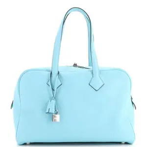 Hermès Victoria Ii Bag Clemence 35 - Blue
