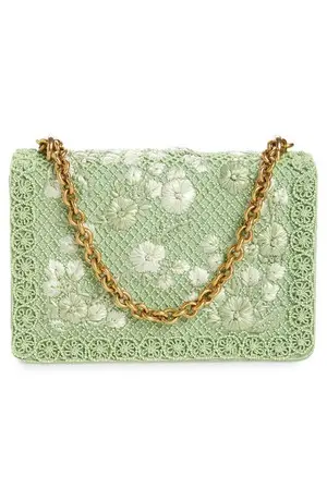 Valentino Garavani Embroidered Shoulder Bag