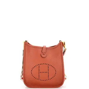 Hermès Evelyne Bag Gen Iii Clemence Tpm - Brown