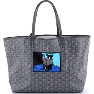 Goyard Saint Louis Tote Printed Coated Canvas Pm