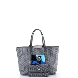 Goyard Saint Louis Tote Printed Coated Canvas Pm