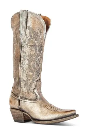 FREEBIRD Woodland Leather Western Boots - Pewter