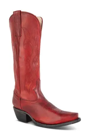 FREEBIRD Woodland Leather Western Boots - Red