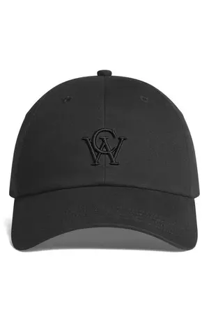 WILLIAMS ATHLETIC CLUB Lanna Baseball Cap - Black
