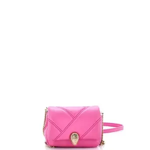 BVLGARI Serpenti Cabochon Shoulder Bag Diagonal Quilted Leather Micro