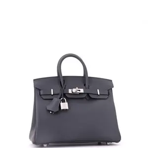 Hermès Birkin Handbag Swift With Palladium Hardware 25
