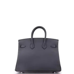 Hermès Birkin Handbag Swift With Palladium Hardware 25